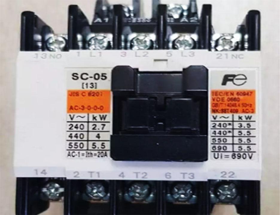 FUJI SC-05 Magnetic Contactor Coil 220V 1NO 1NC - NDS - ThaiPick