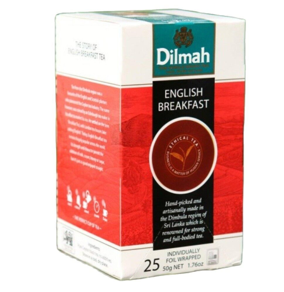 Dilmah English Breakfast Tea ดิลมา อิงลิช เบรกฟาสต์ ชาศรีลังกา 2กรัม x ...