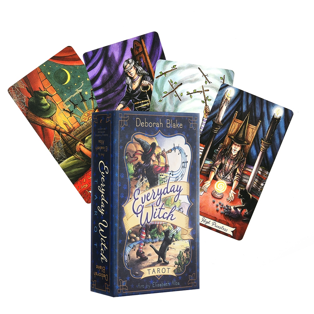 Everyday Witch Tarot Cards Deck Oracle Electronic Guide Book 78pcs ...