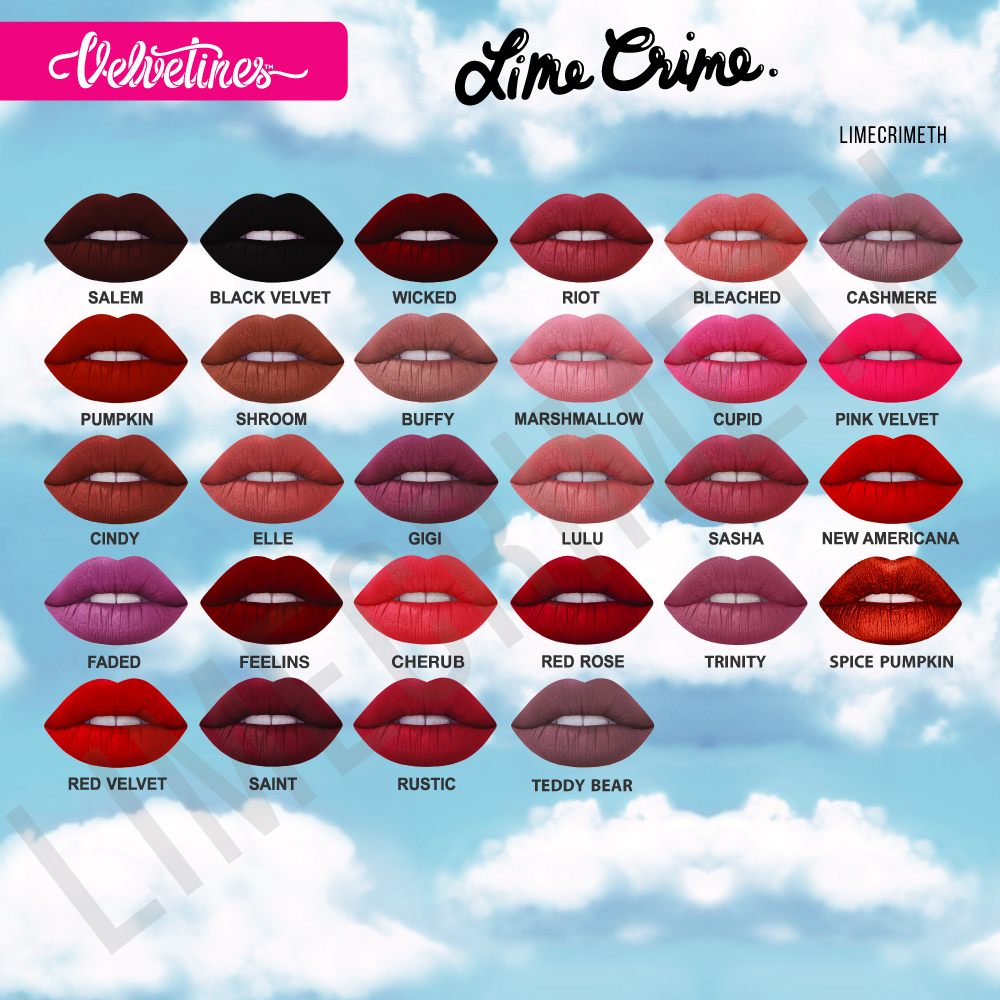 (Lot ผลิต 03/2021) Lime Crime Velvetines Salem By Lime Crime Thailand ...