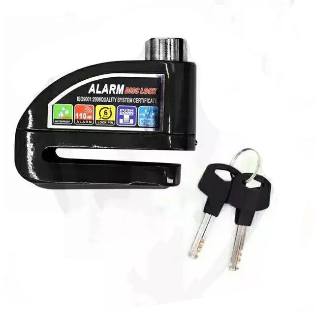 Disc Lock With Alarm Bicycle Disc Brake Rotor Lock Alarms Warning Lock ...
