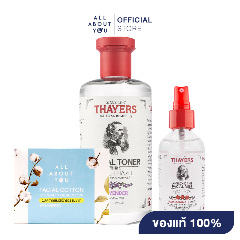 THAYERS SET 2 Lavender Witch Hazel Toner 355 ml. Facial Mist Witch ...