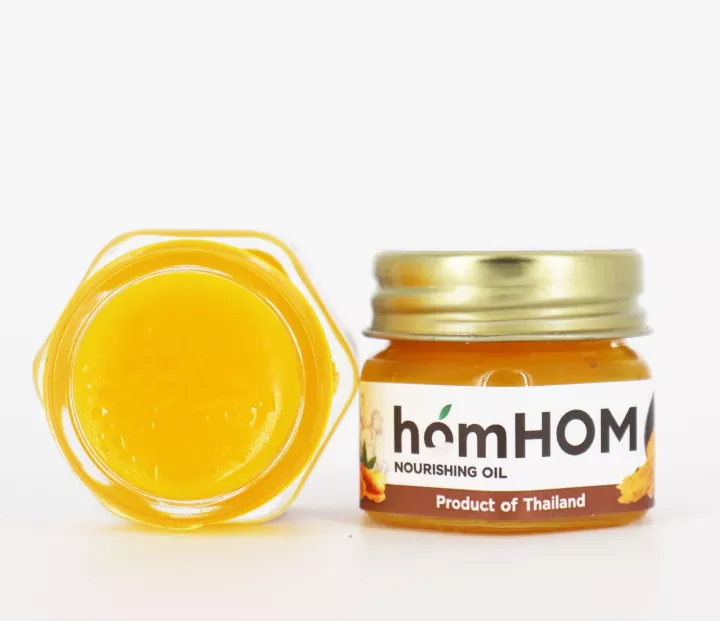 💙โปรเปิดร้านใหม่ 💙 homHOM Nourishing Oil บาล์มสกัดจากขมิ้นไพลเข้มข้น ...