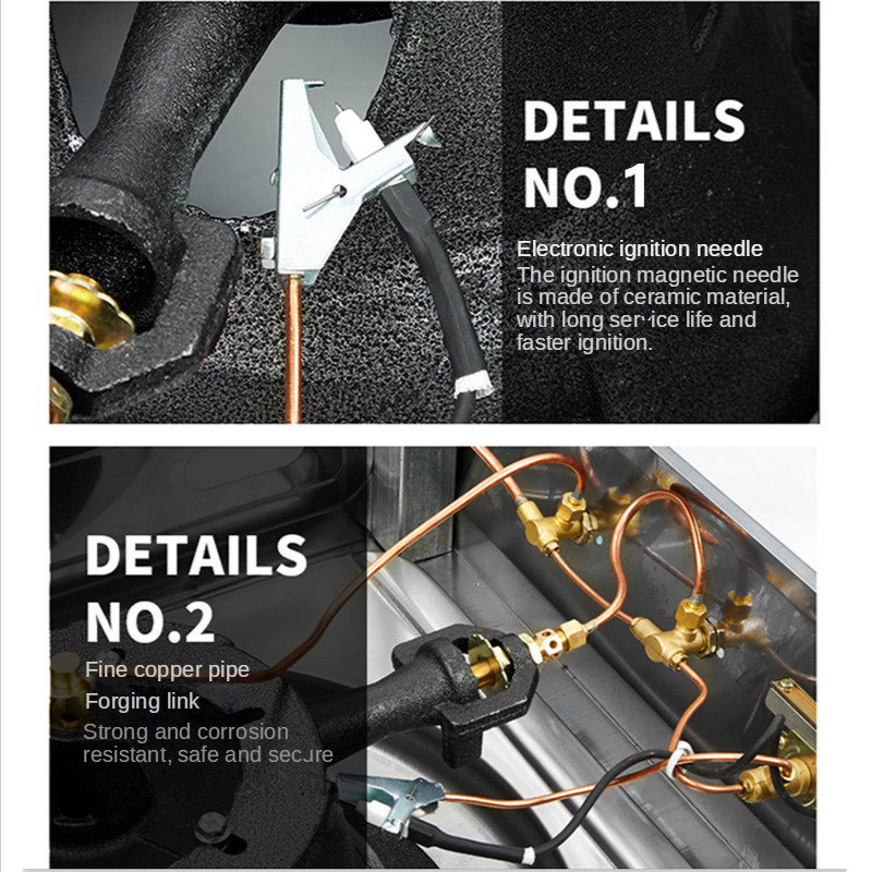 SUPOL เตาแก๊สแม่ค้า แรงดันสูง มีขาตั้ง เตาแก๊สหัวเดี่ยว ทรงยืน เตาแก๊ส ...