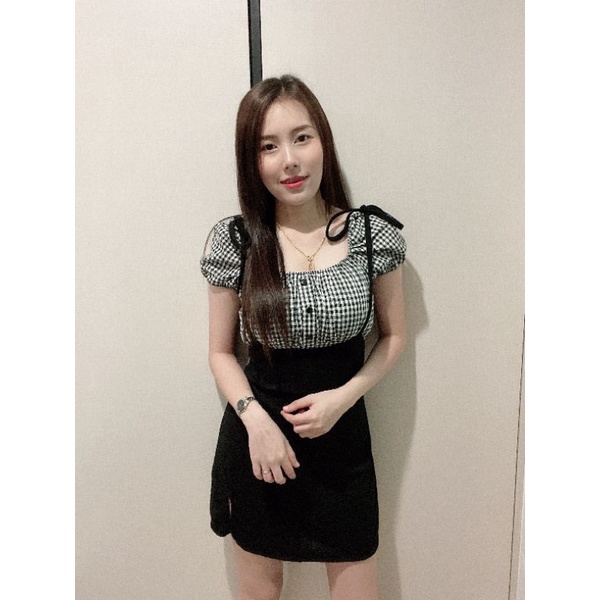 🌈 MesubShop 🌈 ชุดเซ็ต Set2ชิ้น เสื้อ+เอี๊ยมกระโปรง ‼️งานตามหา‼️ครอปลายสก๊อต/พื้น+เอี๊ยมกระโปรง ...