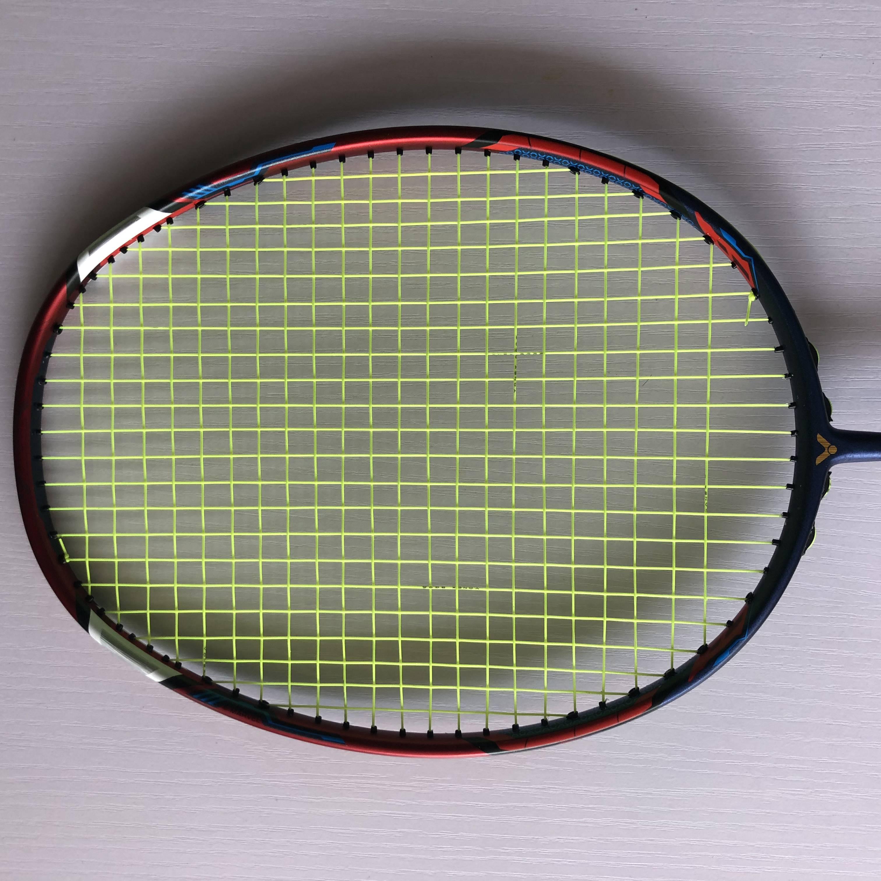 (Get Strung) Victor Badminton Racket Raket Badminton Spiderman With ...
