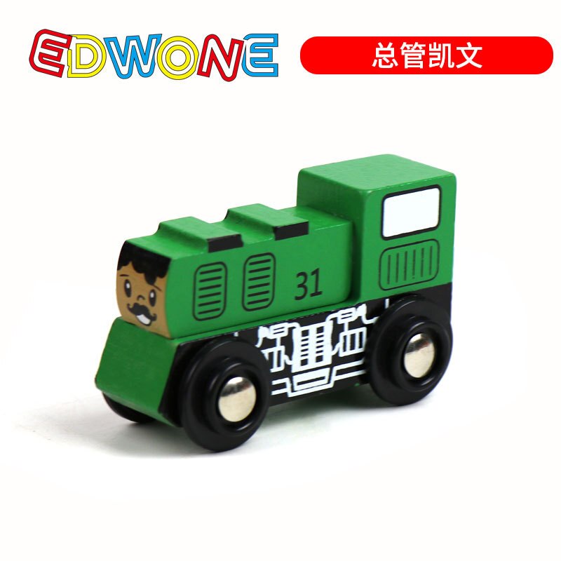 Wooden Toys Montessori Train Magnetic Multi-role Thomas Kevin Mini ...