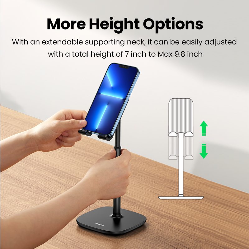 UGREEN Multi-Angle Height Adjustable Mobile Phone Stand Holder for ...