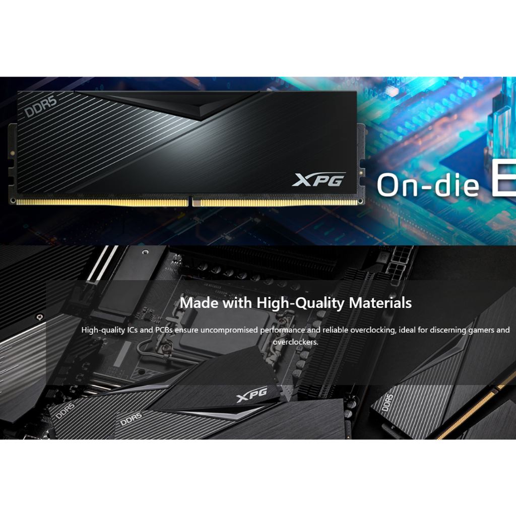 XPG LANCER DDR5 16GB x1 ฺBUS 5200 PC5-41600 AXU5200C3816G-CBK ADATA ...