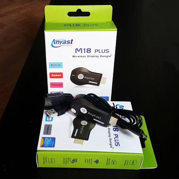 Anycast M18 Plus HDMI WIFI Display เชื่อมต่อมือถือไปทีวี ต่อ ขึ้น ...