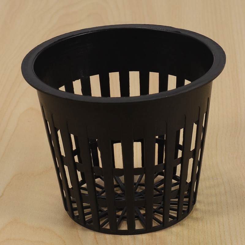 60 Pack 3 Inch Net Cups Slotted Mesh Wide Lip Filter Plant Net Pot ...