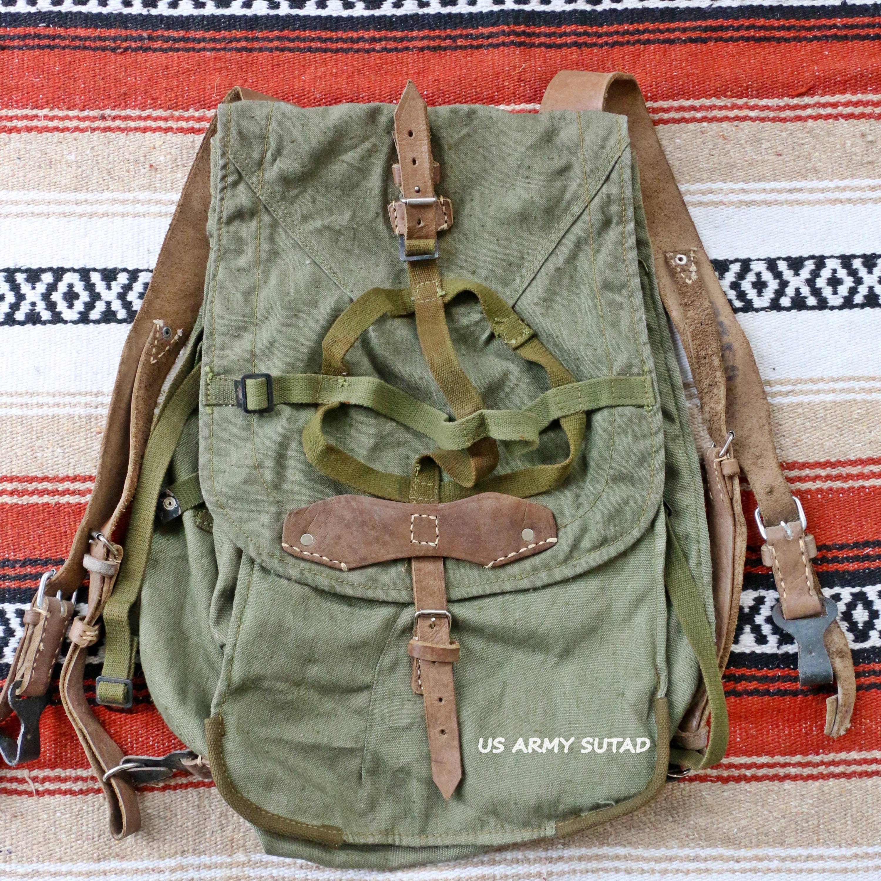 Romanian military backpack 70s - US.ARMY Sutad. - ThaiPick
