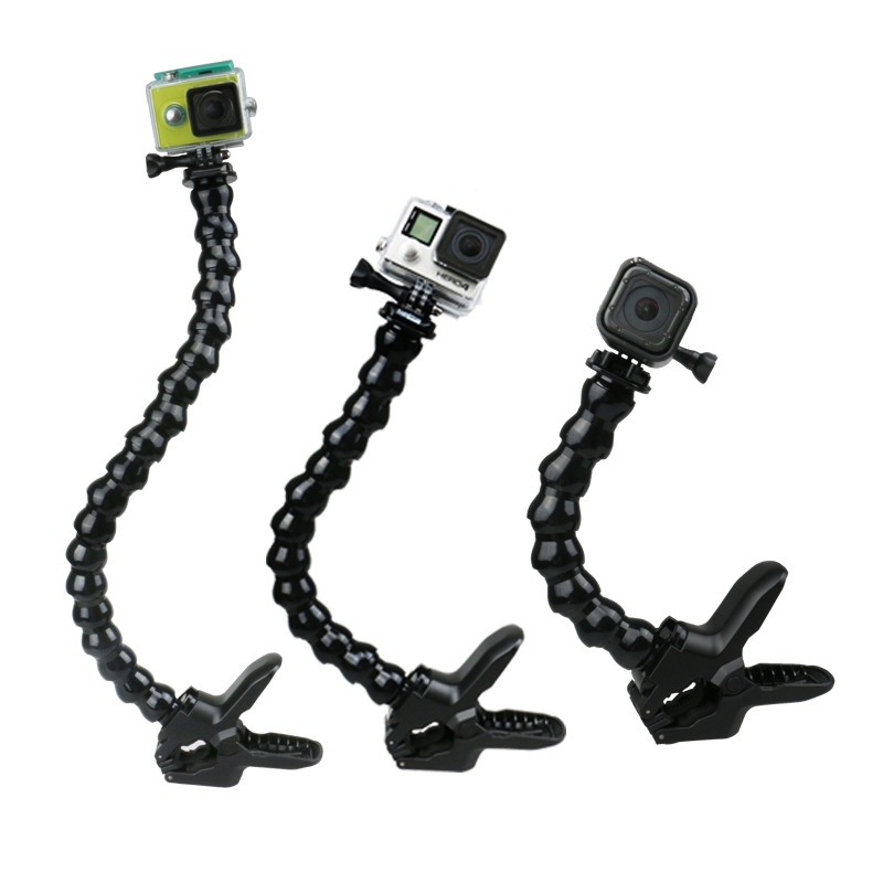 【Ready】 Flexable Neck Magic Arm Monopod Super Clamp Mount for GoPro 10 ...