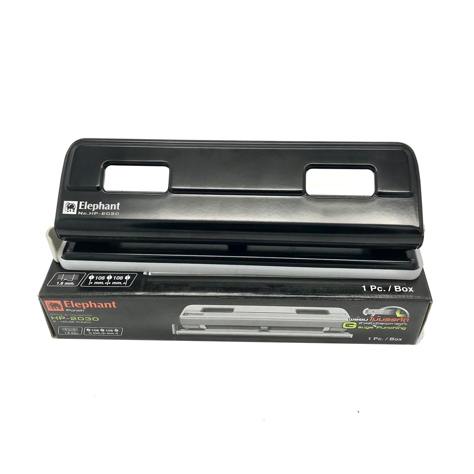 เครื่องเจาะกระดาษ 3รู ตราช้าง เบอร์ HP-2030 บริการเก็บเงินปลายทาง ...