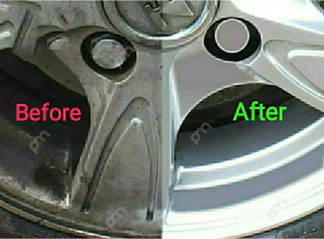(รุ่นใหม่) Getsun Wheel Cleaner & Polish สเปรย์ทำความสะอาดล้อแม็กซ์ และ ...