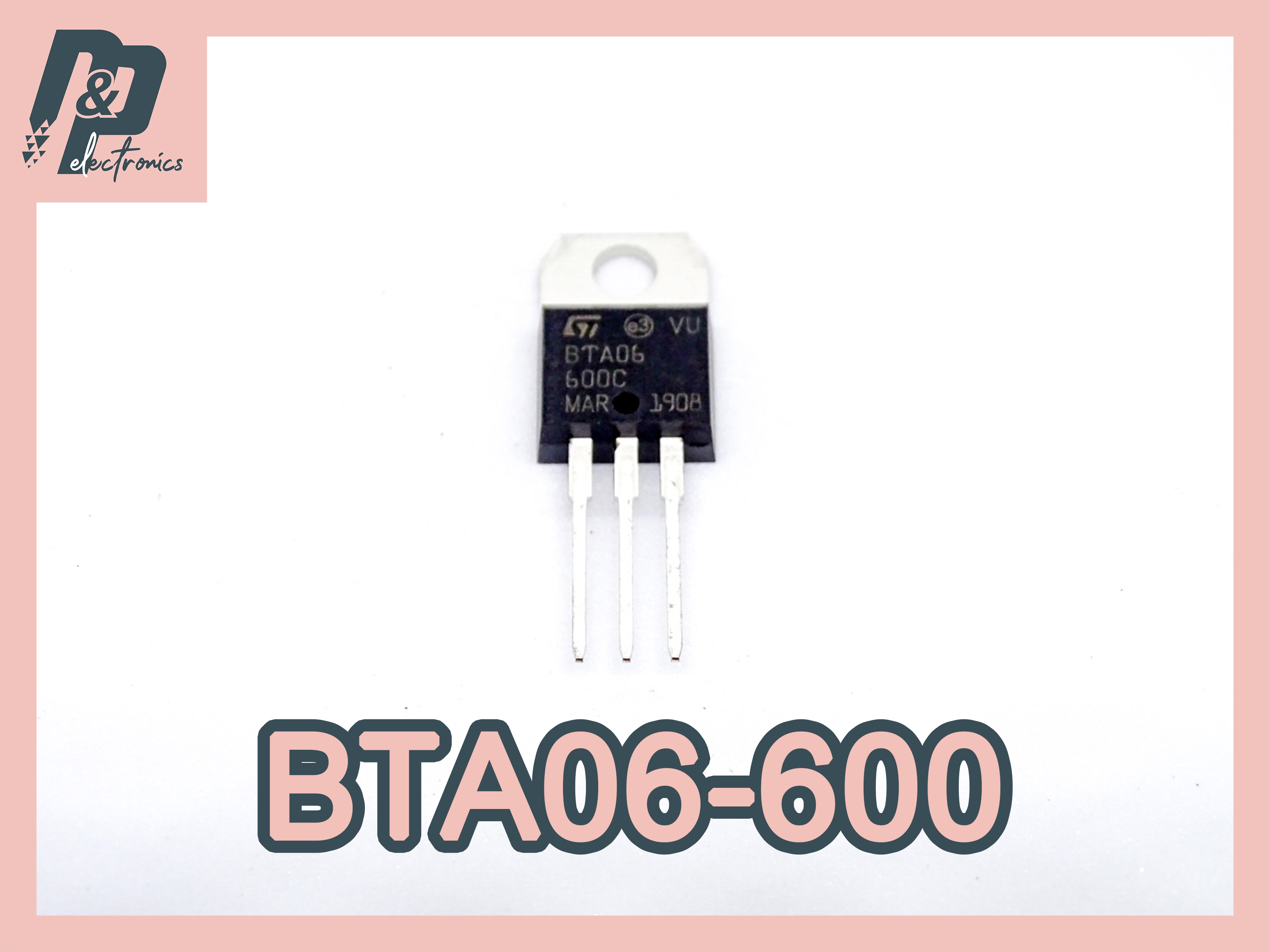 BTA06-600 BTA06-600B Triac TO-220 ไตรแอค ไทริสเตอร์ 6A 600V | Lazada.co.th