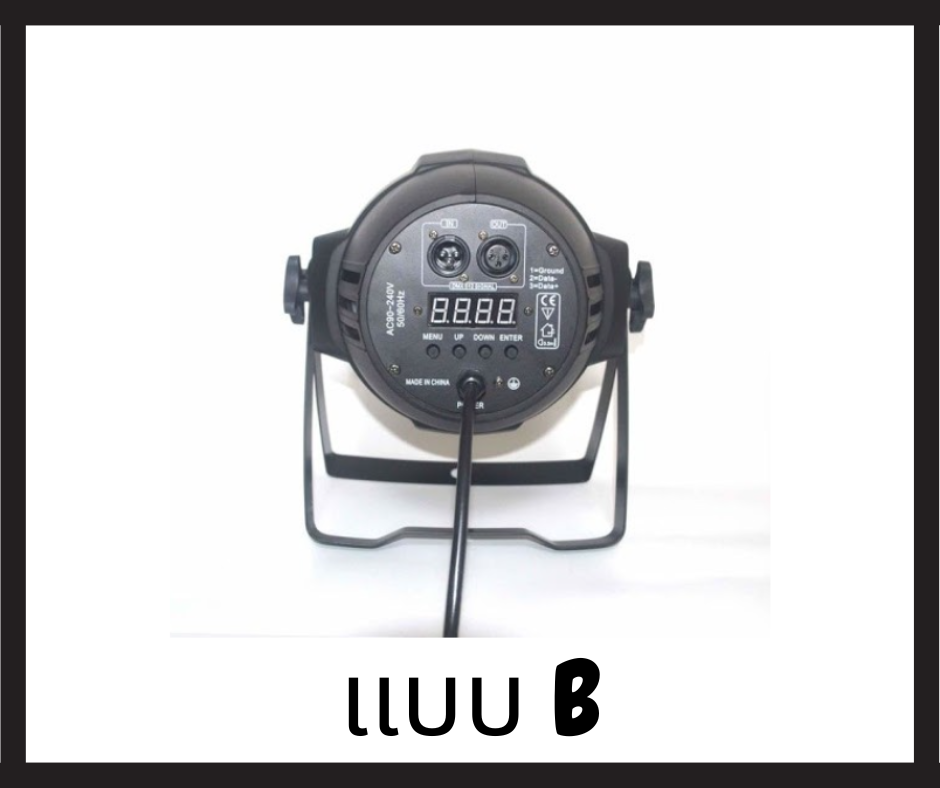 🔴🟢🔵LED PAR 54 / 3W LED Cast Aluminum Par Lights Stage Effect Lighting ...