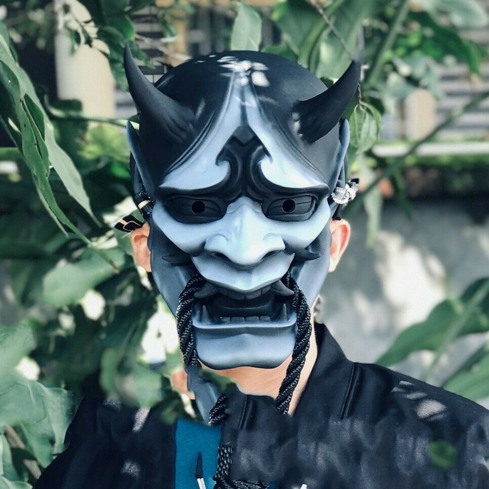 ผู้ใหญ่ uni ฮาโลวีนญี่ปุ่นปิดผนึก Prajna DEVIL hannya Noh Kabuki demon ...
