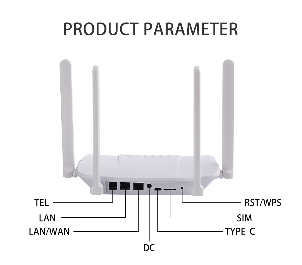 Unlock 4G VoLTE Wifi Router VPN Wireless Modem Voice Call Broadband ...