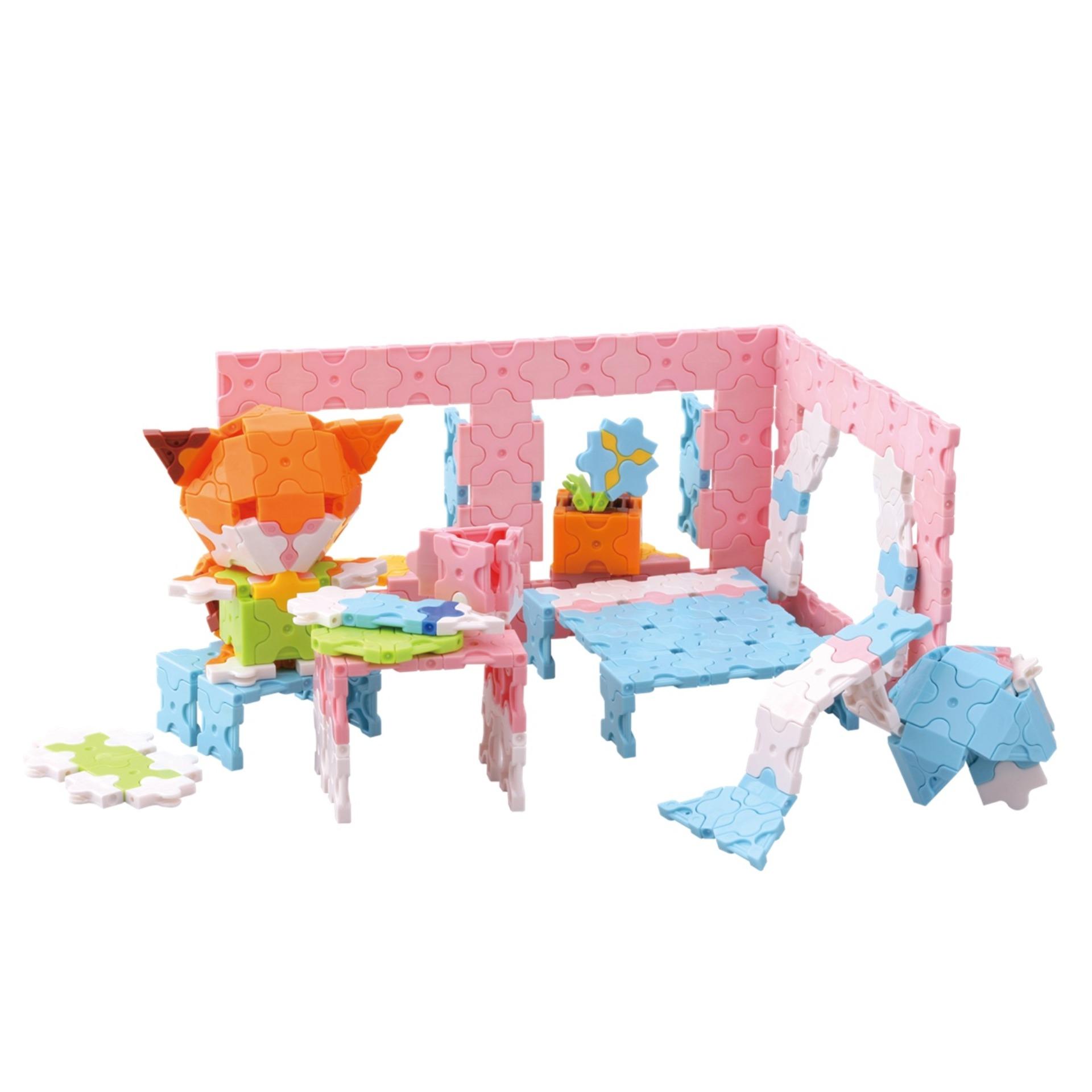 LaQ Cute House ลาคิว ชุด บ้านน่ารัก ตัวต่อเสริมพัฒนาการ ผลิตในญี่ปุ่น ...