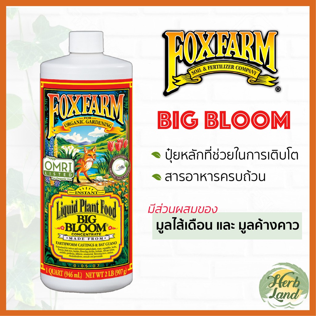 [พร้อมส่ง]!!!ลดFox Farm Trio Base Set สารอาหารหลักครับถ้วน ขนาดแบ่งขาย ...