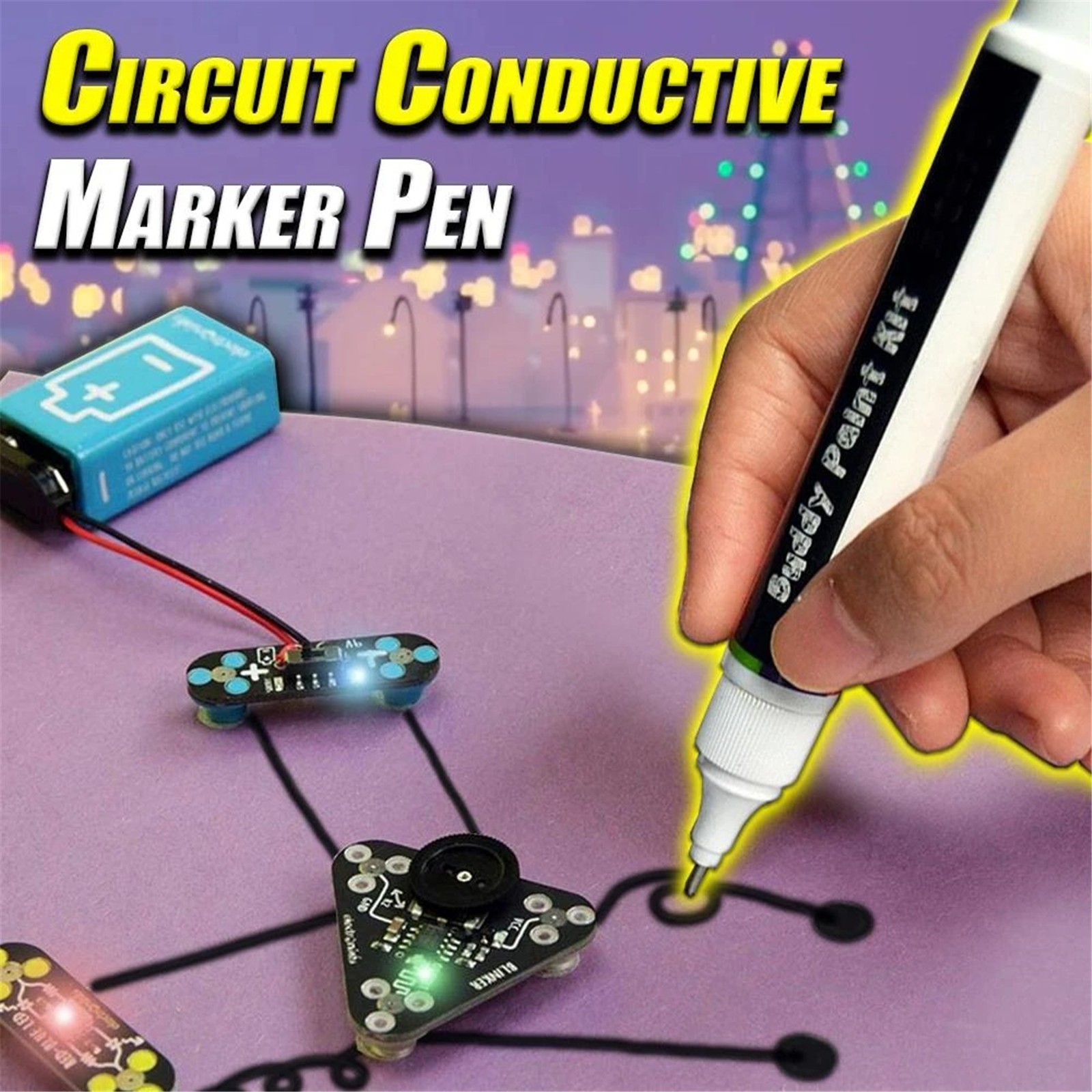 Blackgold Conductive Pen Conductive Electronic Circuit Repair Draw ...