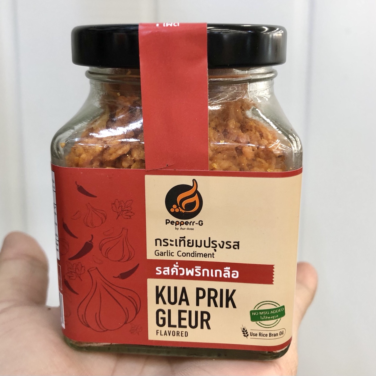 กระเทียมเจียวปรุงรส พร้อมทาน รสคั่วพริกเกลือ ตราเปปเปอร์จี Garlic ...