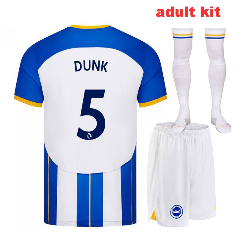 Adult kit Brighton soccer Jersey 2022 2023 home Football Shirt with EPL ...