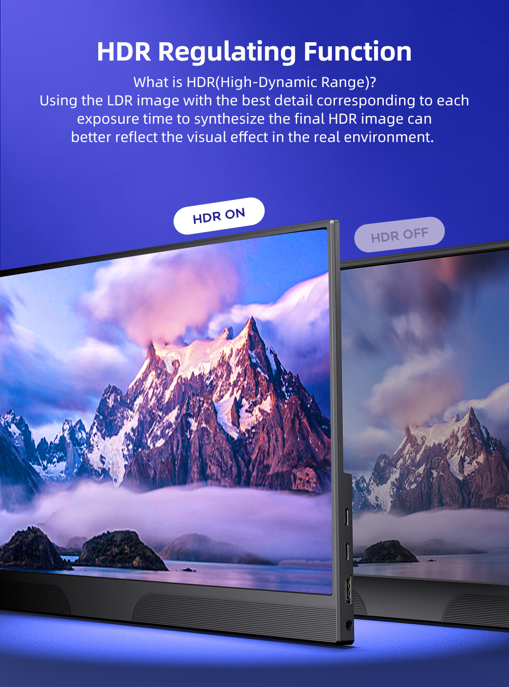 UPERFECT Local delivery15.6 1080P Portable Monitor Plus Slider Full HD ...