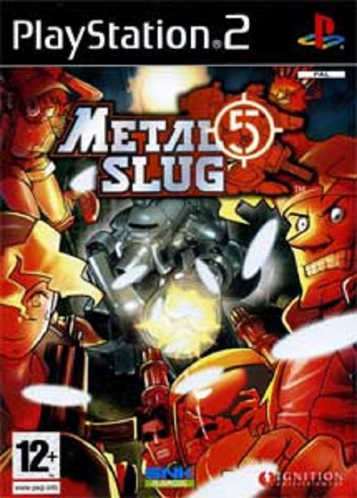 แผ่นเกมส์ PS2 Metal Slug 5 เล่นได้ 2 คน ทหารจิ๋ว PlayStation2 เกมส์ PS2 ...