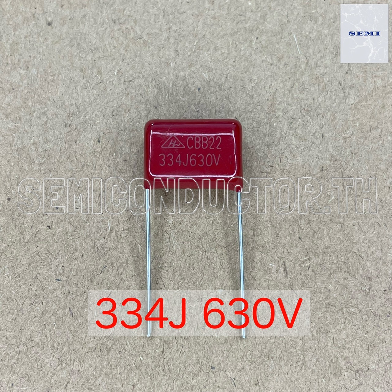 C 334J 630V 0.33uf 630V CBB22 Capacitor Mylar ตัวเก็บประจุ ชนิดไมลาร์ ...