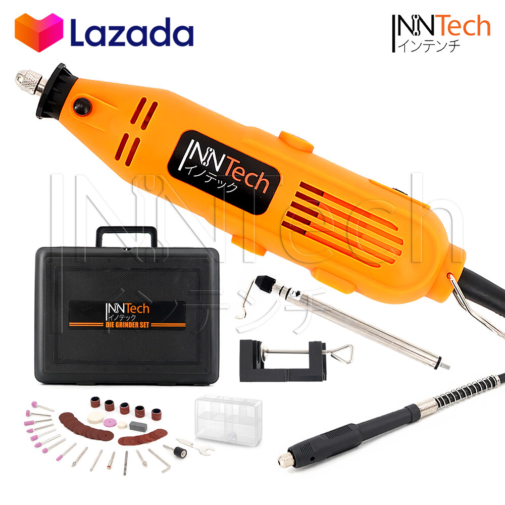 InnTech เครื่องเจียรสายอ่อน 180 วัตต์ เครื่องเจียร มินิ แกะสลัก Mini ...