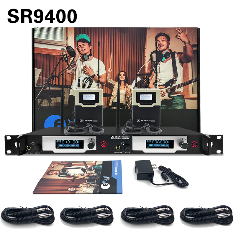 SR9400 Wireless In-ear Monitor System UHF Stereo IEM System Stage ...