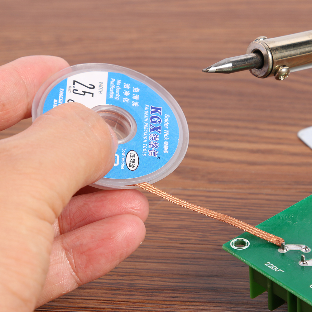 Multi-use Desoldering Braid Solder Remover Wick Wire BGA Repair Tool ...