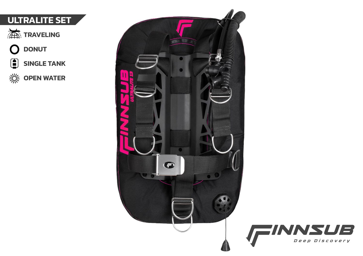 FINNSUB - ULTRALITE 10 (22 lb.) BCD (อุปกรณ์ดำน้ำ ชุดBCD) | Lazada.co.th