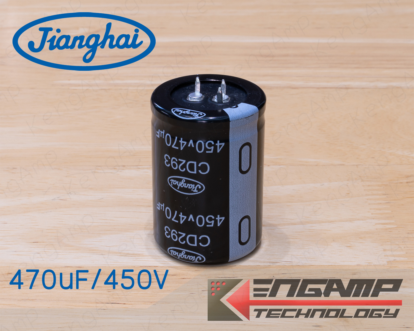 (1ตัว) [E-CAP] 470uF/450V 85C JIANGHAI CD293 ขนาด 35x50mm P=10mm ...