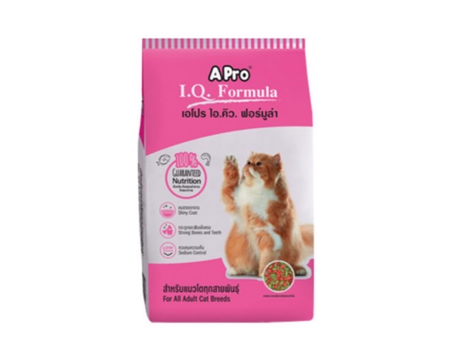 ( x10 ถุง ) Apro IQ formula เอโปรไอคิว ฟอร์มูล่า อาหารแมว ชนิดเม็ด 1 kg ...