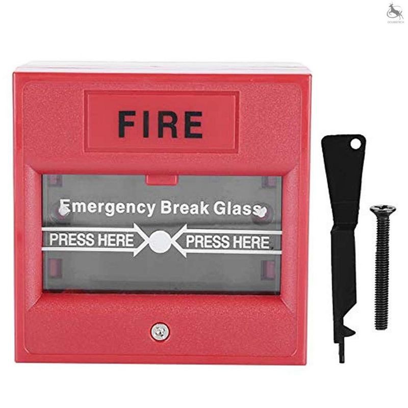กล่องไฟอราม FIRE Emergency Break Glass Color: Red | Lazada.co.th