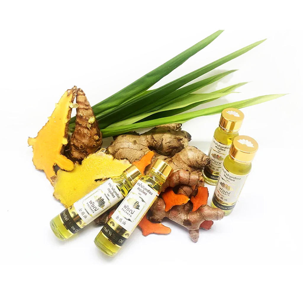 น้ำมันเหลือง พัชญ์ Pachaya Herbal Yellow Oil ( 24 ml.) - Beauty_Unina ...