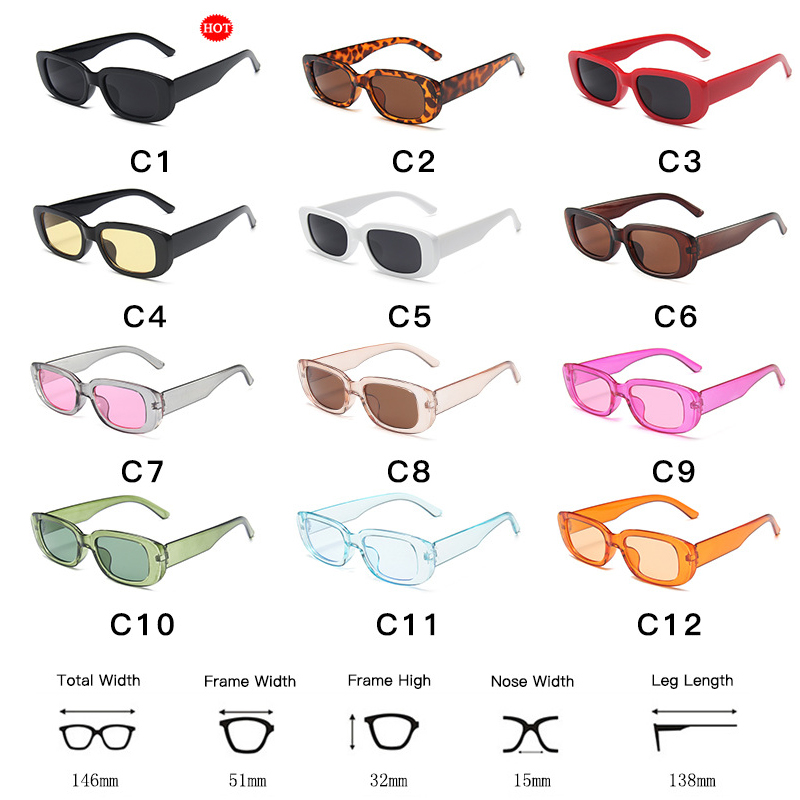Classic Retro Square Sunglasses Women Yellow Night Vision Classes 2021 ...