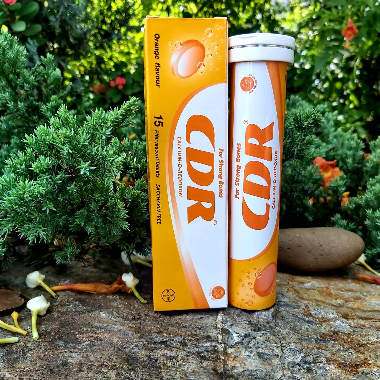 ซี ดี อาร์ แคลเซี่ยมเม็ดฟู่ละลายน้ำ CDR Calcium-D-Redoxon 15 Tablets ...