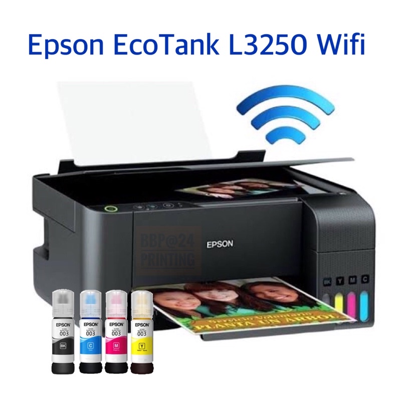 (พี่หมี มีปริ้นส์)Epson L3250 Ecotank Wi-Fi All-in-One Ink Tank Printer ...
