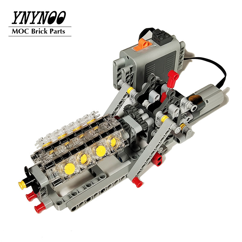 High-Tech Mechanical Power Group V8 Engine Cylinder Model Matched ...
