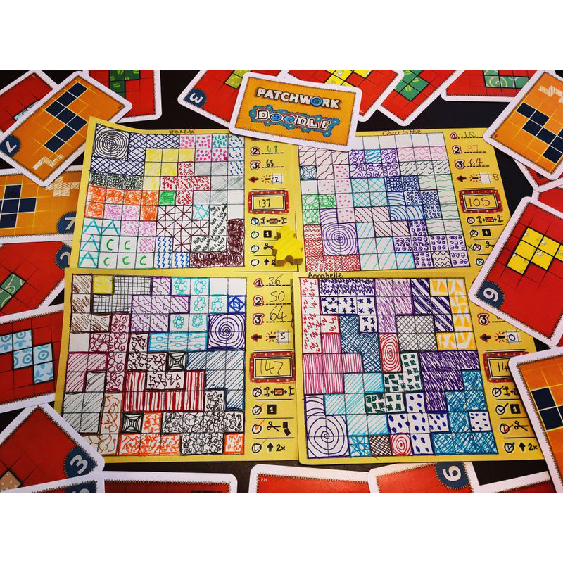 Patchwork Doodle - Board Game - บอร์ดเกม - Board at Home Board Game Store - ThaiPick