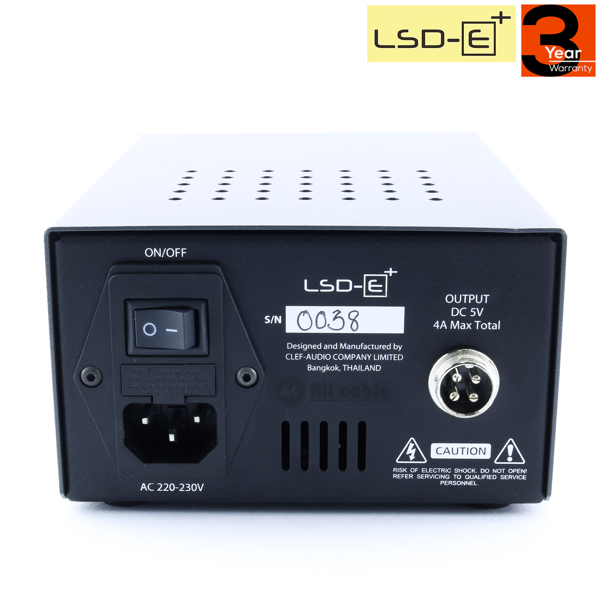 Clef LSD-E Plus Linear Power Supply + USB 5V 4A เครื่องชาร์ตแบบ Linear ...