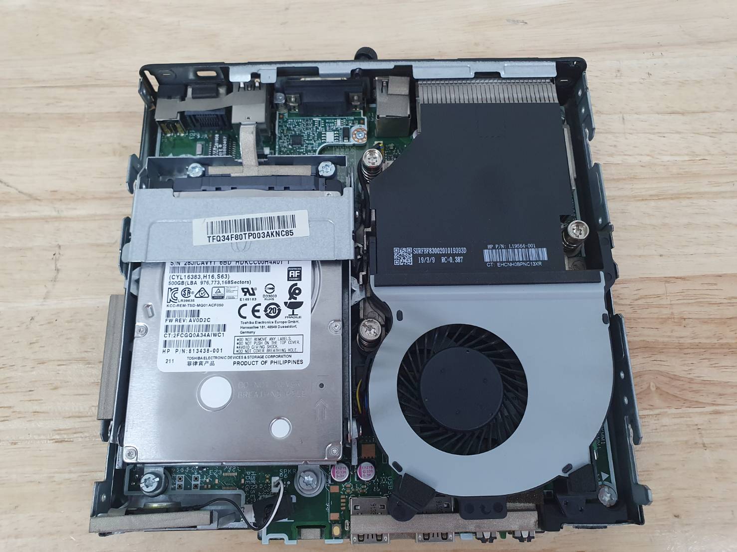 PC HP ProDesk 400 G4 mini Second hand Core i5-8500T Ram 8 gb HDD 500 gb ...