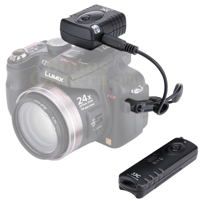JM-D(II) รีโมทคอนโทรลไร้สายกล้องพานาโซนิค GH3,GH4,GH5,GH5S,G9,G85,GX7 ...