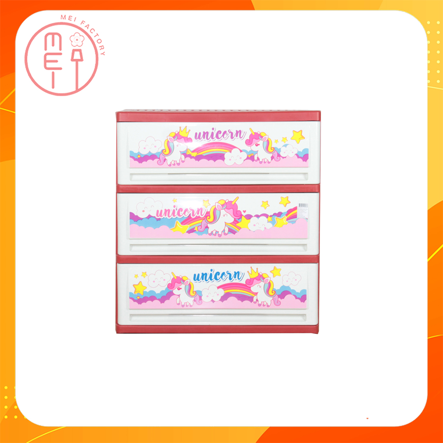 JAMBO 3ชั้น ตู้ลิ้นชักSUMO ตู้ลิ้นชักพลาสติกมีลาย ประกอบแล้วพร้อมใช้งาน ...