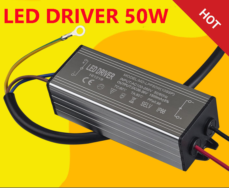 LED Driver 50W 1200mA 220V ไดร์เวอร์หม้อแปลงไฟ Led 50 W แบบภายนอก Out ...