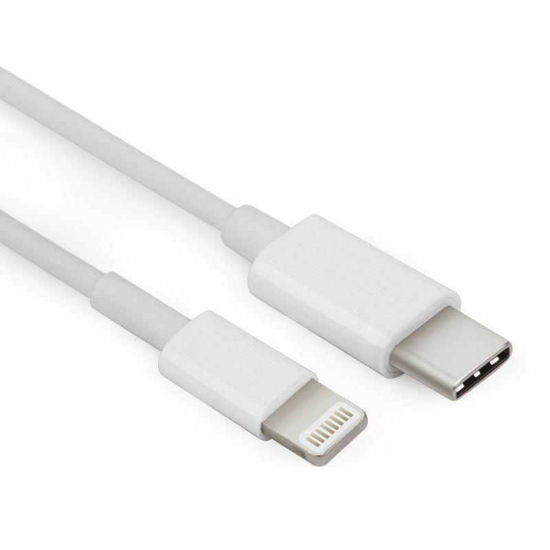 USB 3.1 Type-C USB-C to Lightning Data Charging Cable For iPhone 6 6s 7 ...